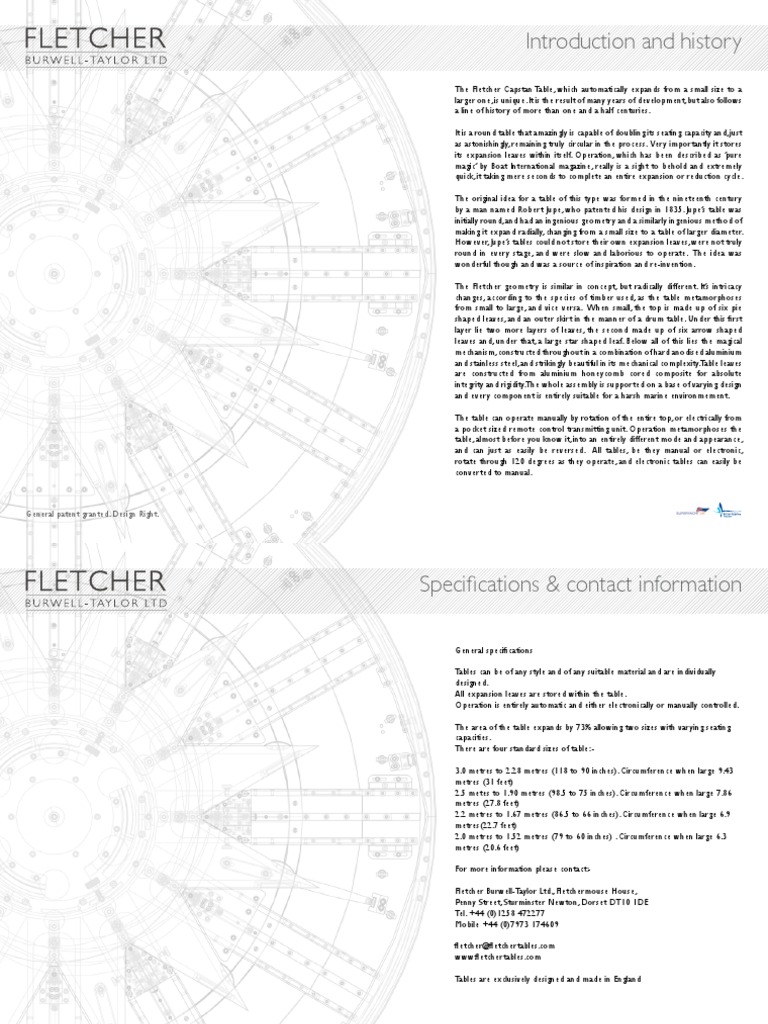 Fletcher Expanding Tables 2013 v7 | PDF | Home & Garden