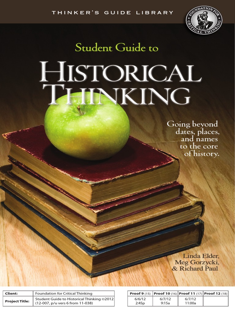 Historical Student Guide | PDF | Critical Thinking | Thought