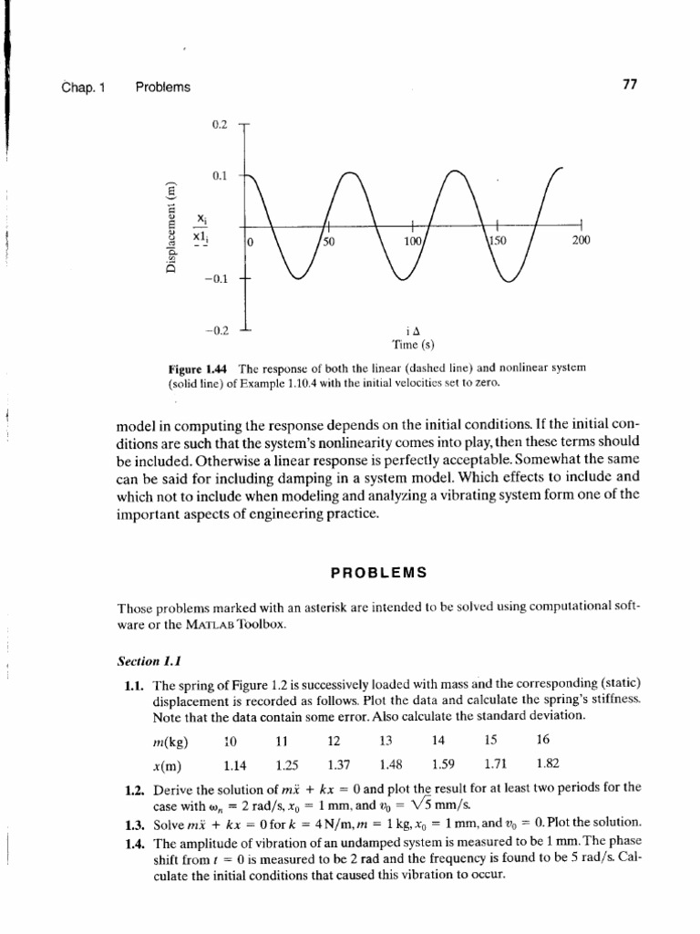Chapter 1 - Inmann Mechanical Vibration | PDF | Physics | Mechanics
