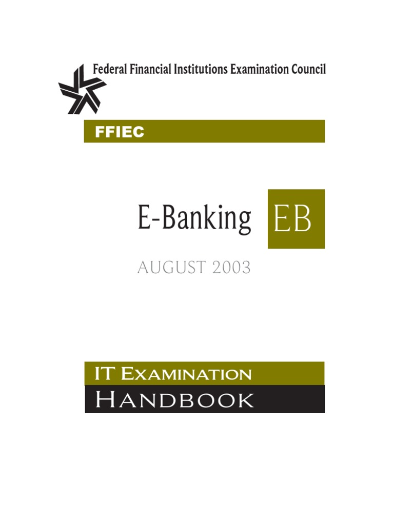 FFIEC E-Banking Risk Management Guide | PDF | Online Banking | Banks ...