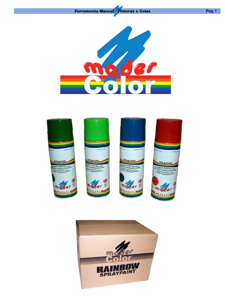 Spray Mader Color-Catalogo | PDF