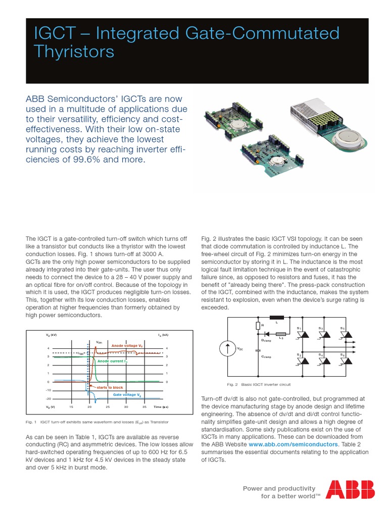 ABB IGCT | Electrical Components | Electrical Equipment