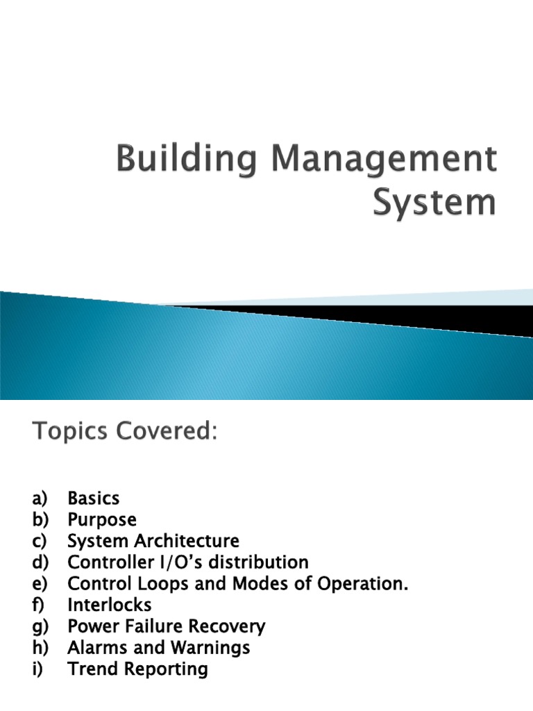 Building Management Systems | PDF | Hvac | Electrical Engineering