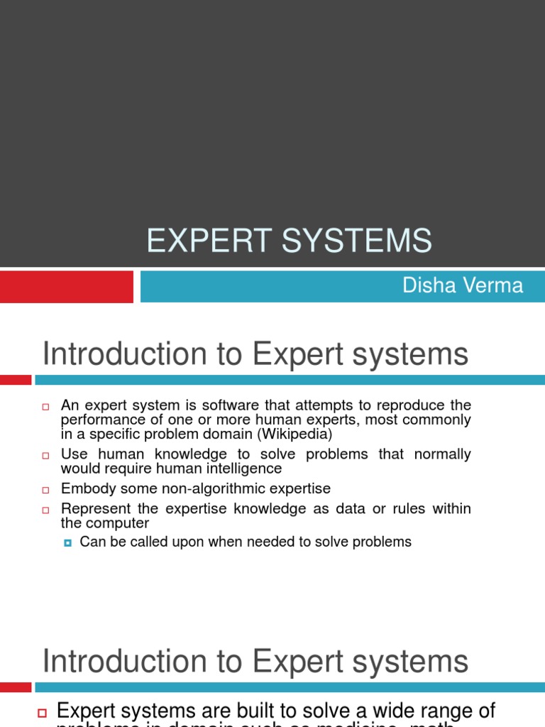 Expert Systems | PDF | Expert | Educational Psychology