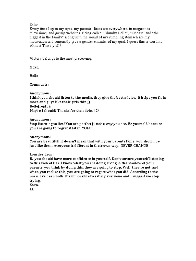 Written Task 1 English IB SL | PDF