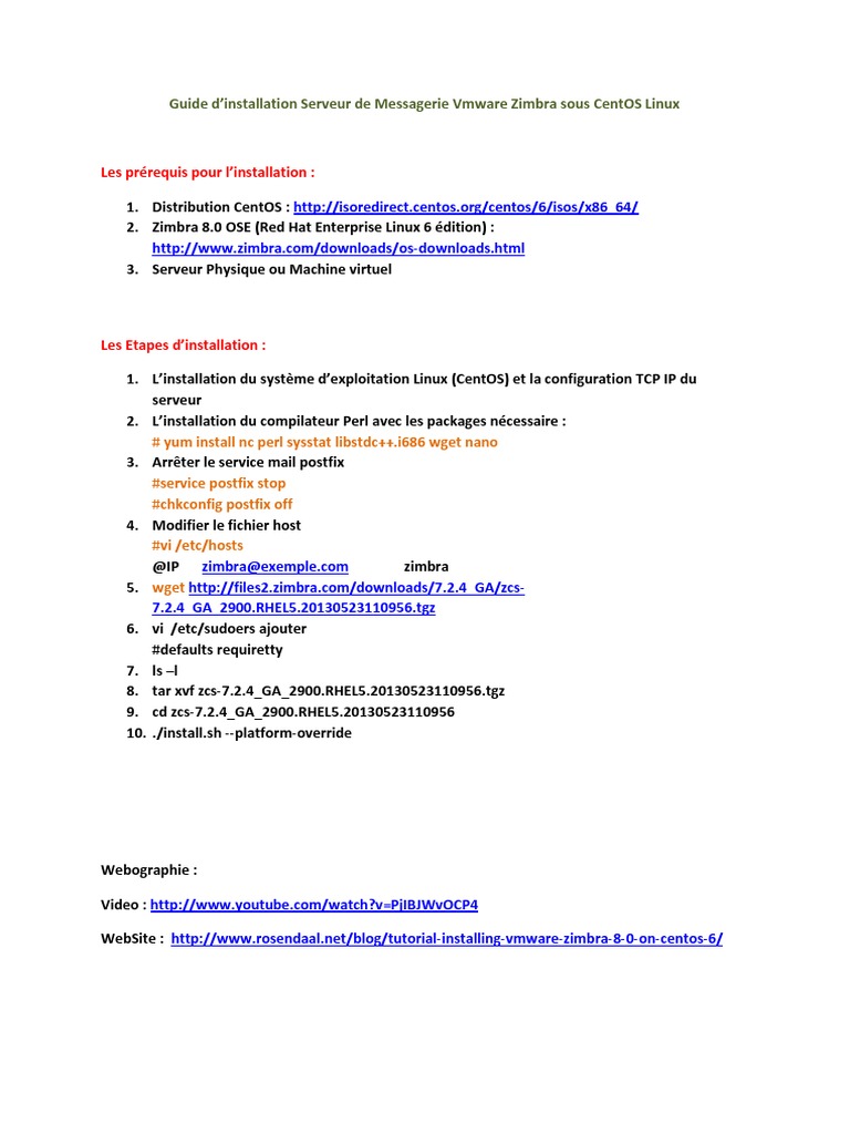 Zimbra | PDF | Ordinateurs