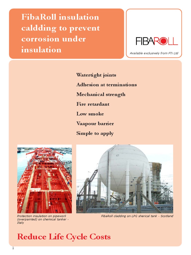 Fibaroll As Insulation Protection | PDF | Smoke | Corrosion