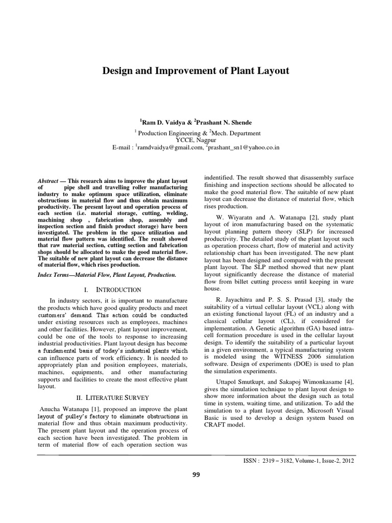 Systematic Layout Planning | PDF | Simulation | Metal Fabrication