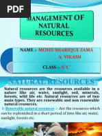 Conservation of Natural Resources | PDF | Conservation Biology | Resource