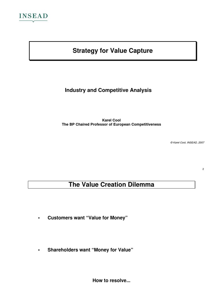 Strat Value Capture | PDF | Pricing | Economies
