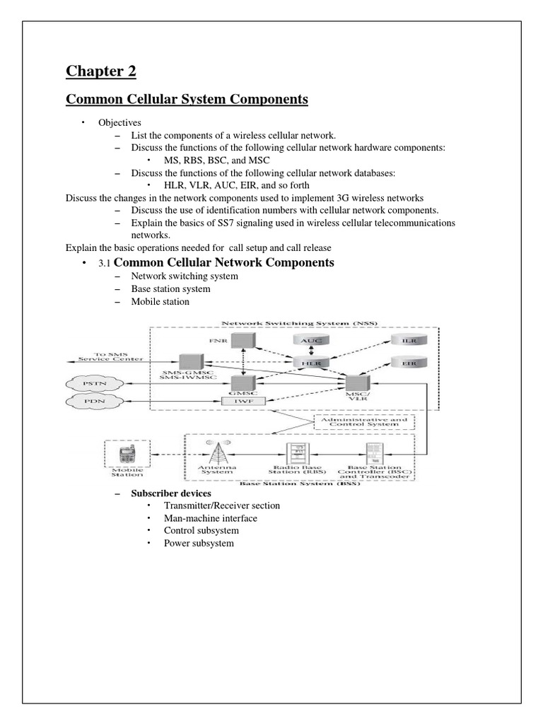 Chapter 2 | Cellular Network | Networks