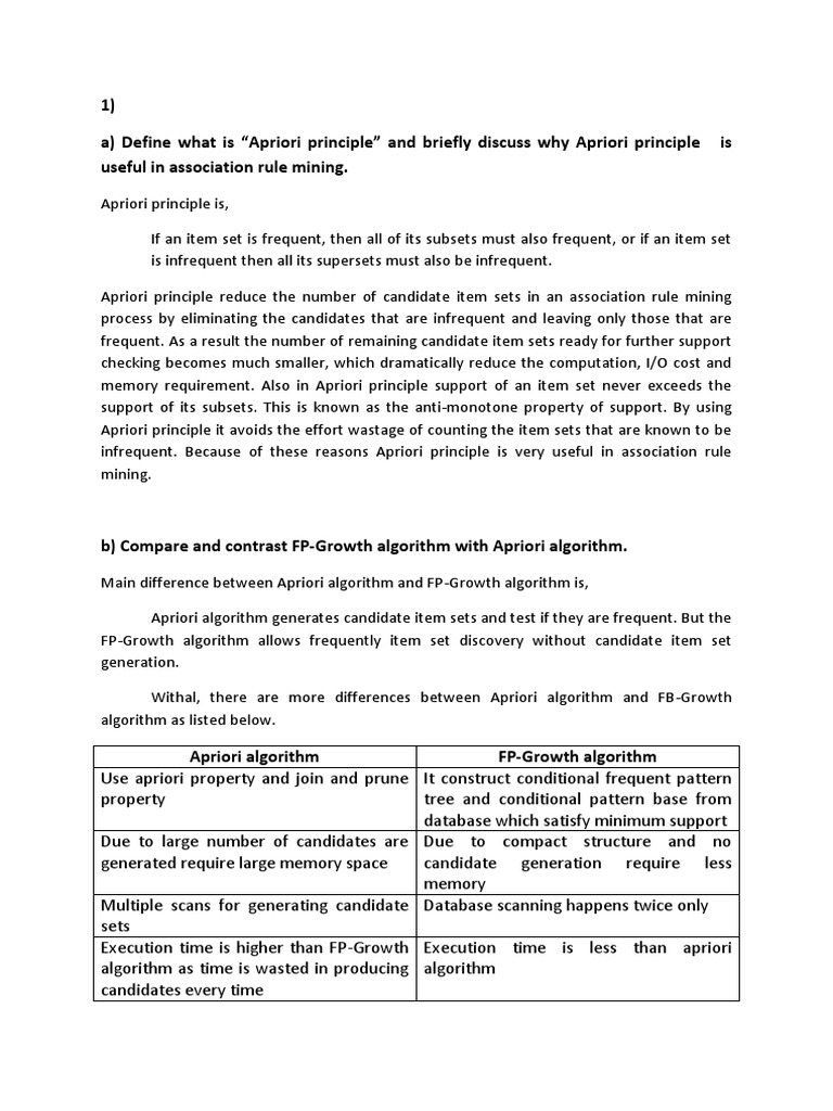 Association Rule Mining Example | PDF | Data Analysis | Computer ...