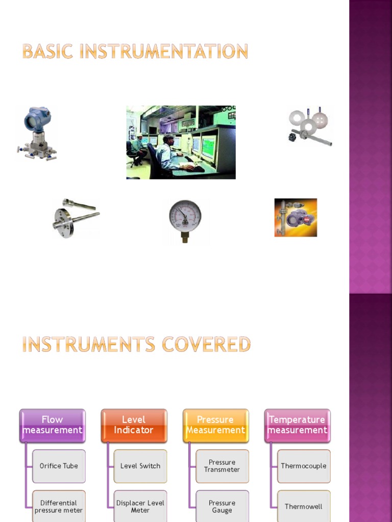 Basic Instrumentation in Refinery | PDF | Flow Measurement | Pressure ...