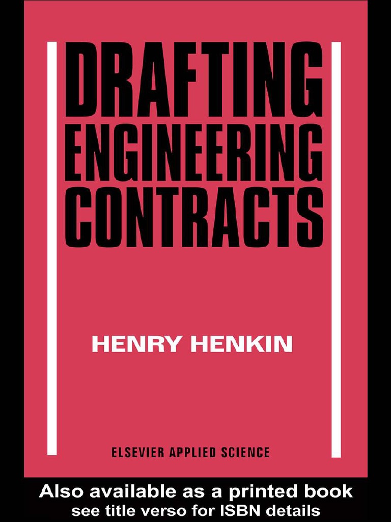 Drafting Engineering Contracts | PDF | Specification (Technical Standard) | Technical Drawing