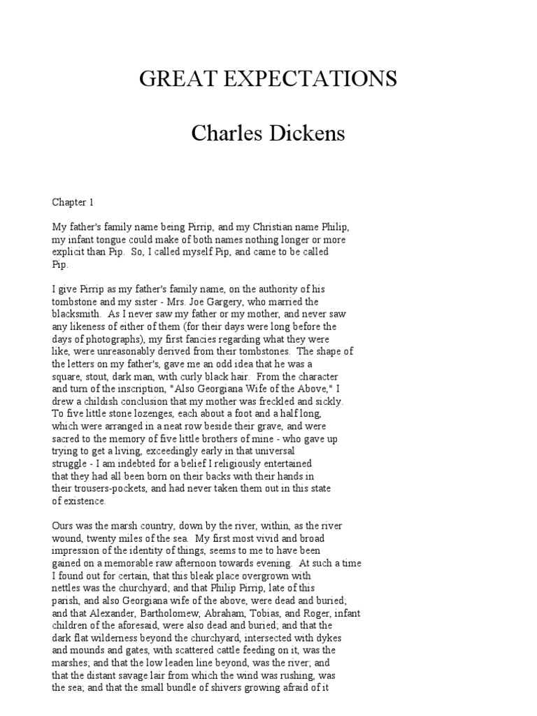 Ebook Charles Dickens - Great Expectations | PDF | Great Expectations