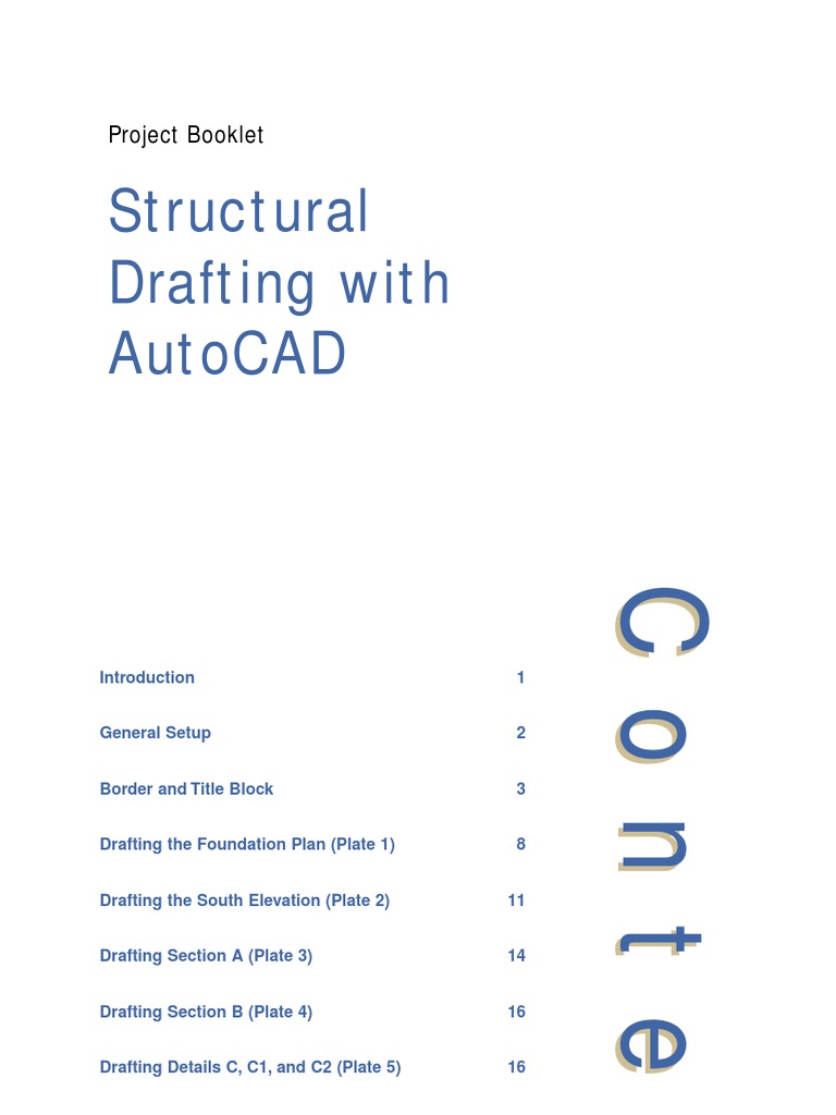 Structural Drafting Project: A Guide to Drafting the Foundation ...