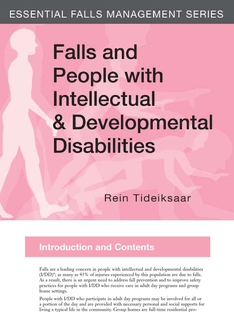 Essential Falls Management Series: Falls and People with Intellectual ...