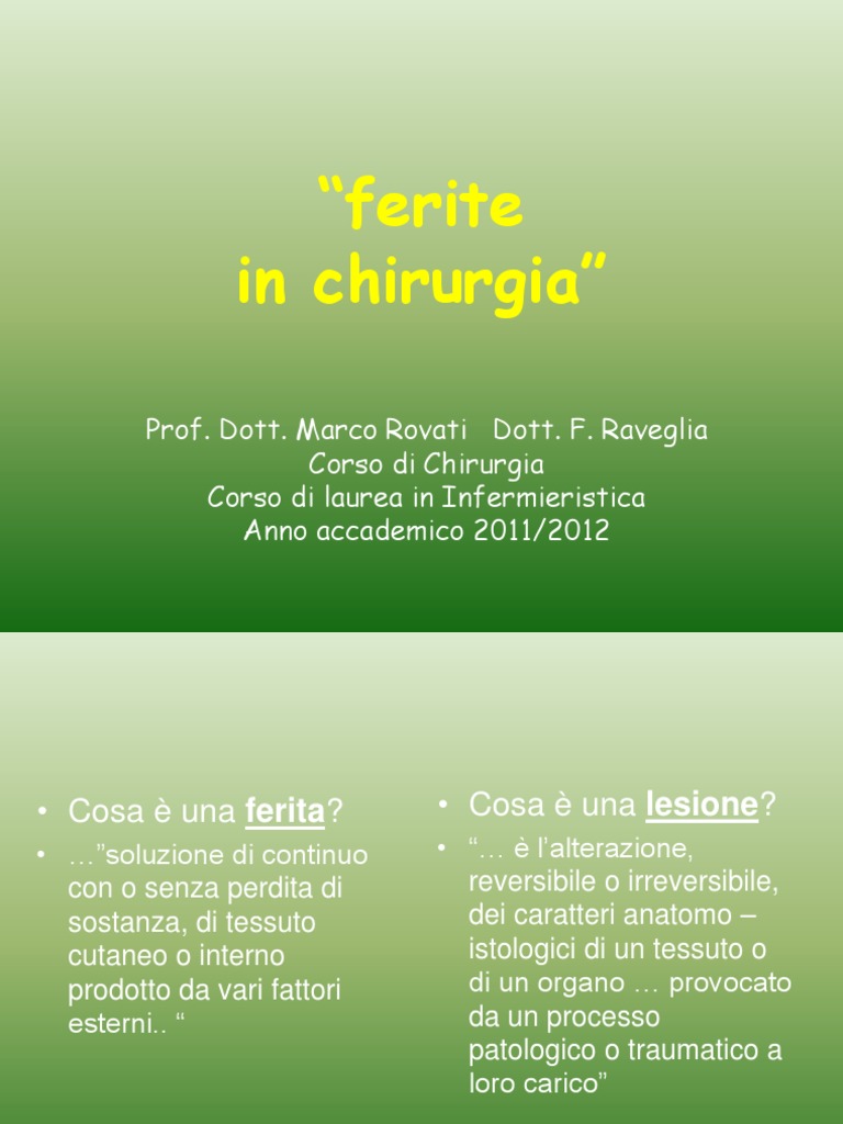 Lesioni Cutanee | PDF