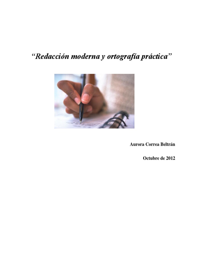 Redacción Moderna y Ortografía Práctica | PDF | Ortografía | Palabra