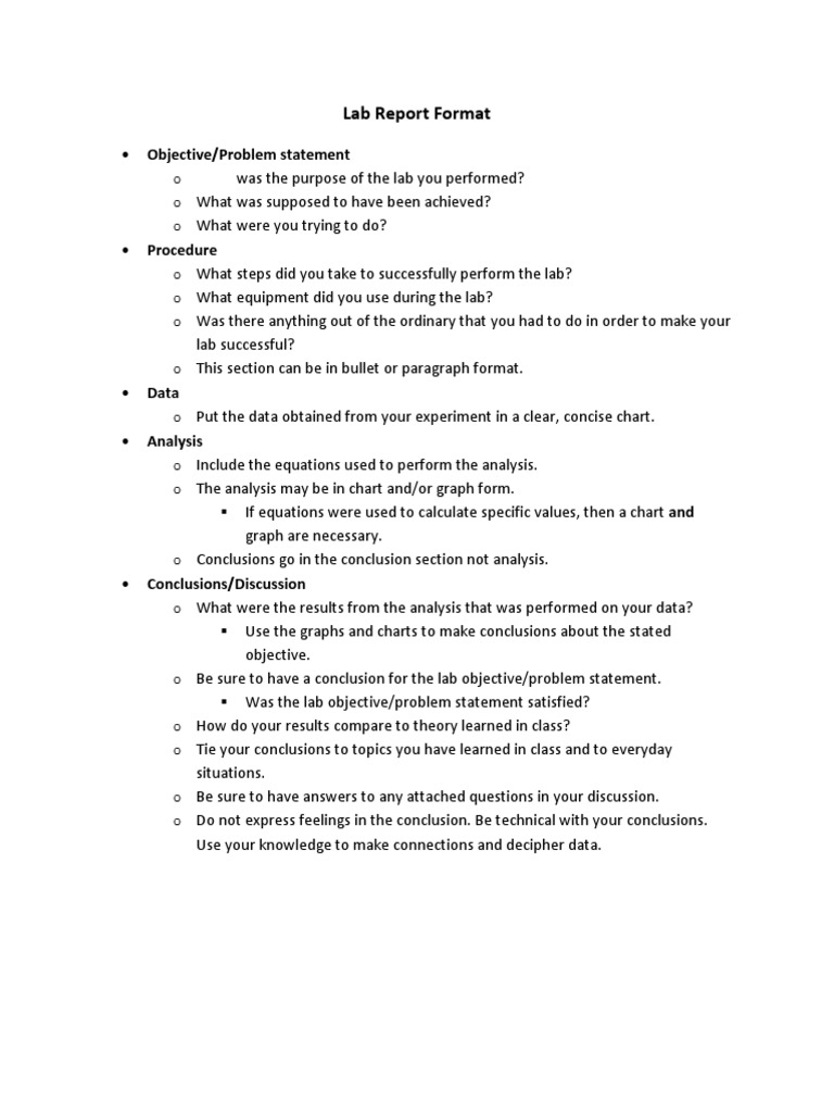 Lab Report Format: Objective/Problem Statement | PDF | Epistemology | Cognitive Science