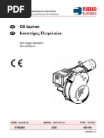 Riello Burner RL Series Manual | PDF | Boiler | Transformer