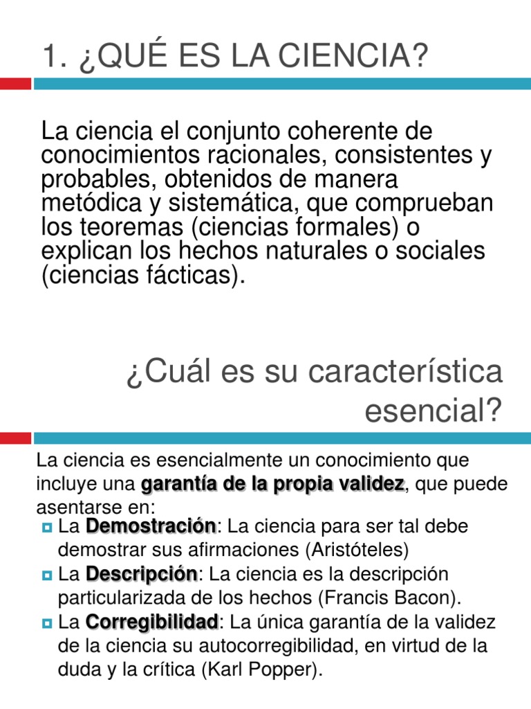 Introducción A La Ciencia | PDF | Método científico | Science
