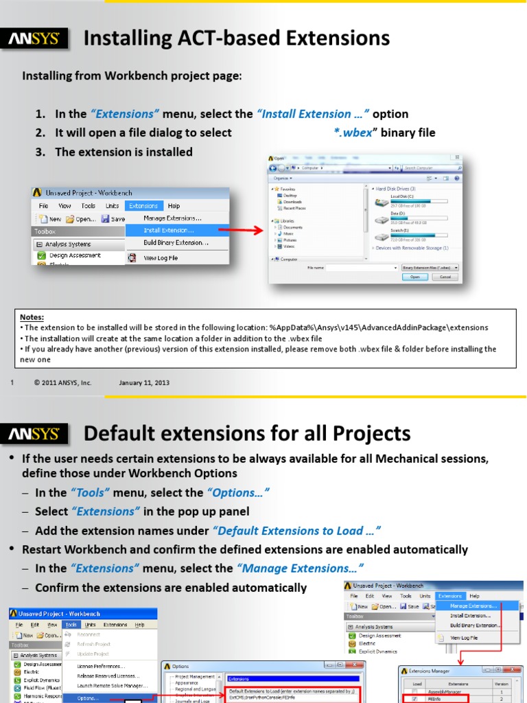 ANSYS Goodies | PDF | Directory (Computing) | Menu (Computing)