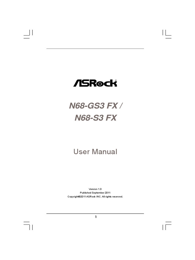 N68-S3 FX | PDF