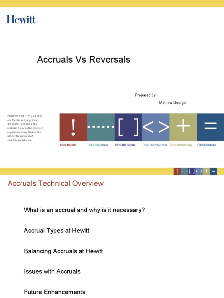 Accruals and Reversals Guide | PDF | Accrual | Debits And Credits