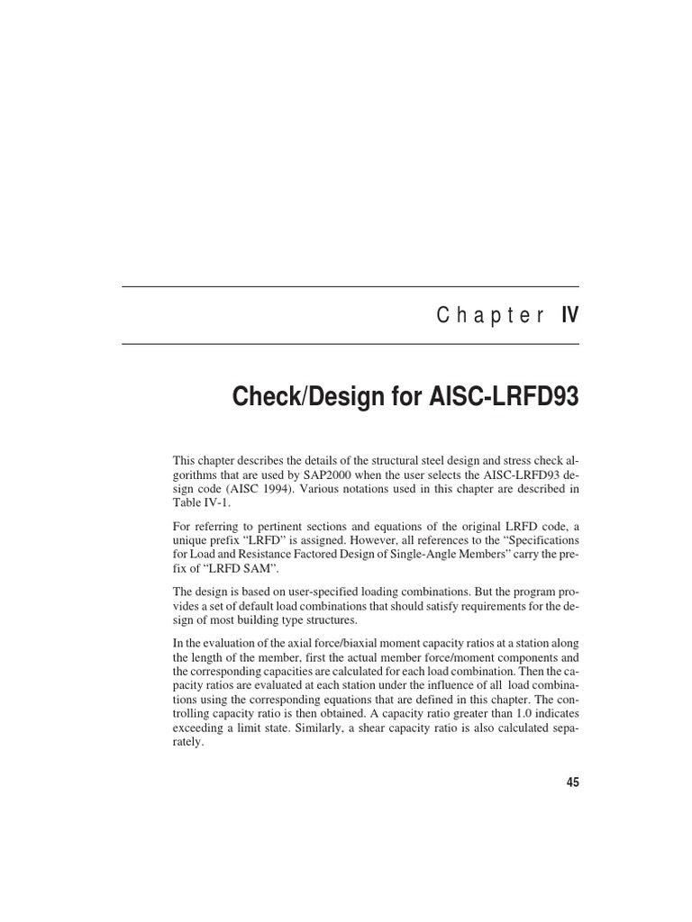 Aisc Lrfd93 Untuk Perencanaan Stuktur Baja Dengan Sap2000 Pdf