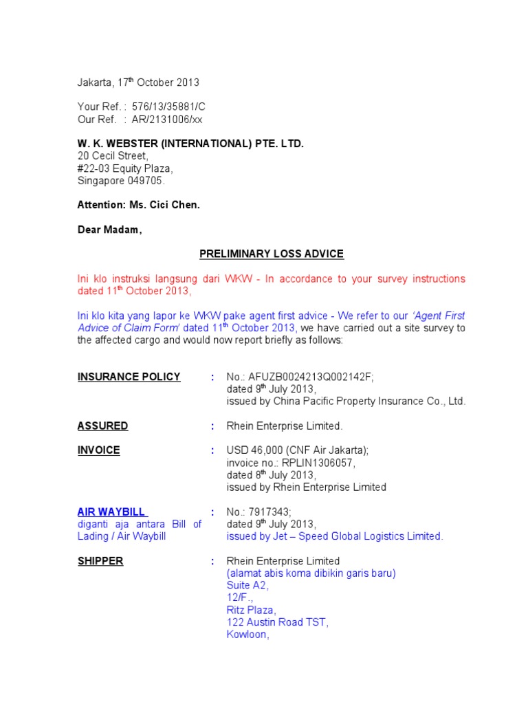 Contoh PLA | PDF | Shipping | Logistics