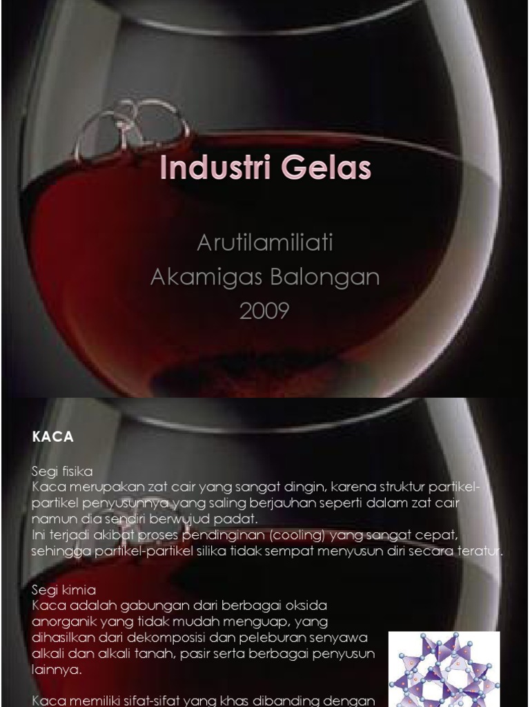 Industri Gelas Kaca | PDF