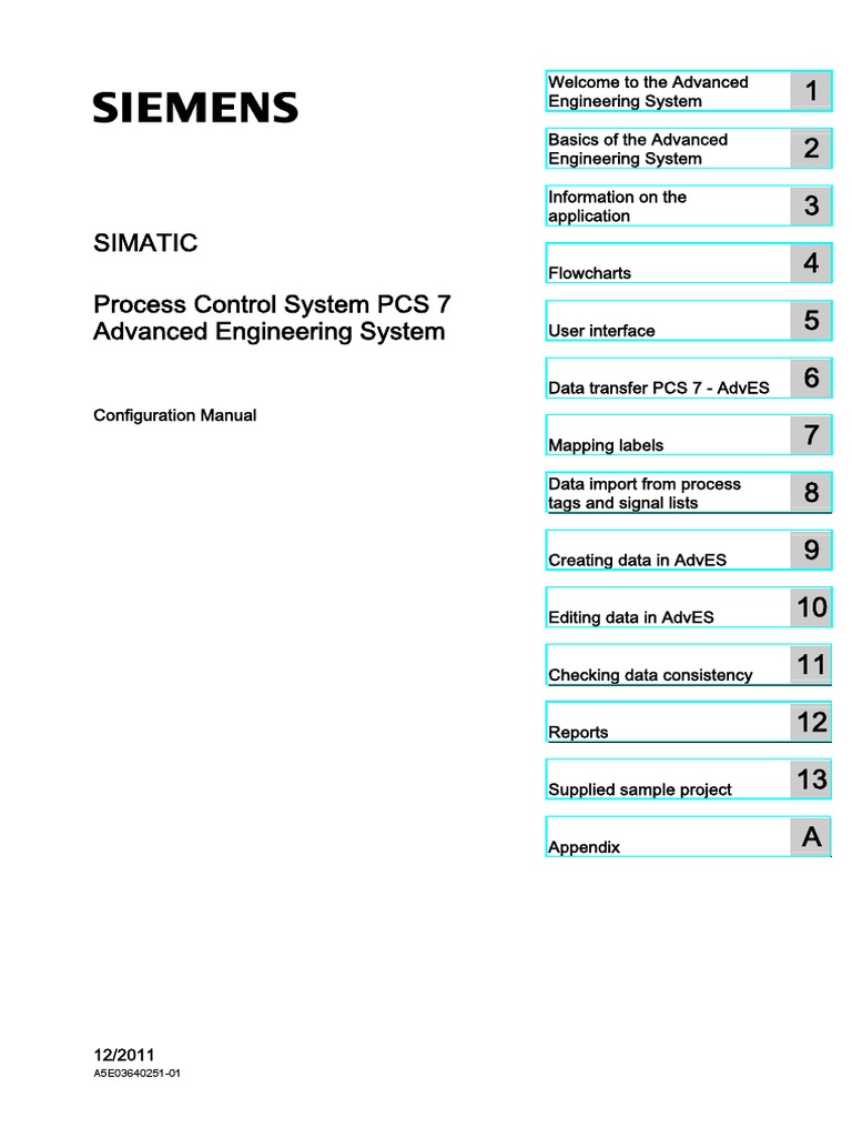 Process Control System PCS7 Advanced Engineering System | PDF ...