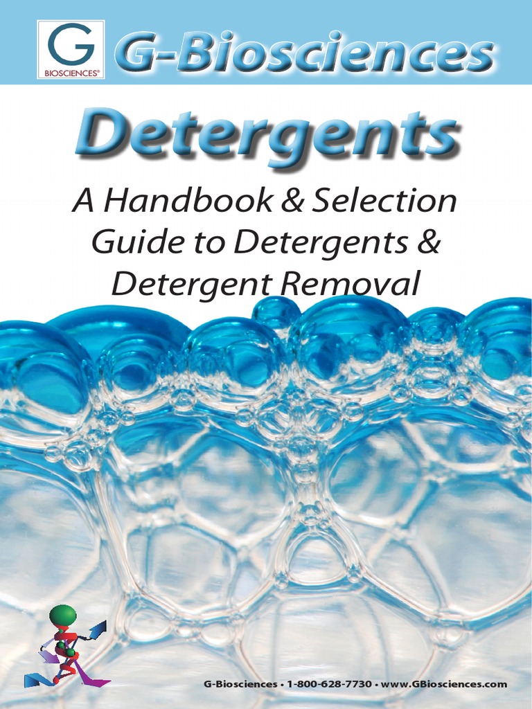 Detergent Handbook PDF | PDF | Biological Membrane | Detergent