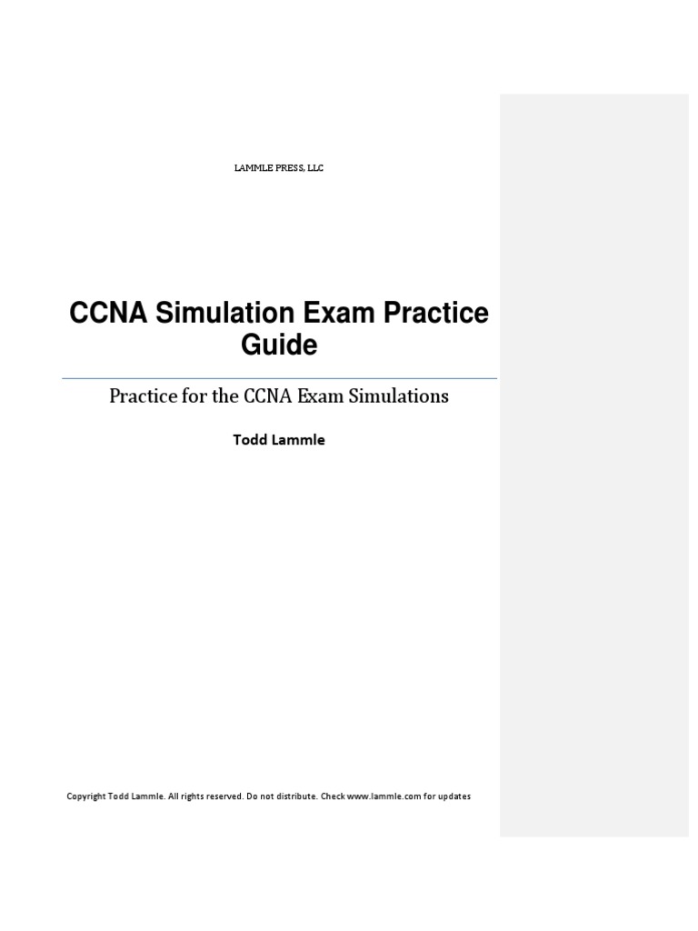 CCNA Simulation Ddddexam Practice Guide | PDF | Router (Computing) | Ip ... CCNA Simulation Ddddexam Practice Guide | PDF | Router (Computing) | Ip ...