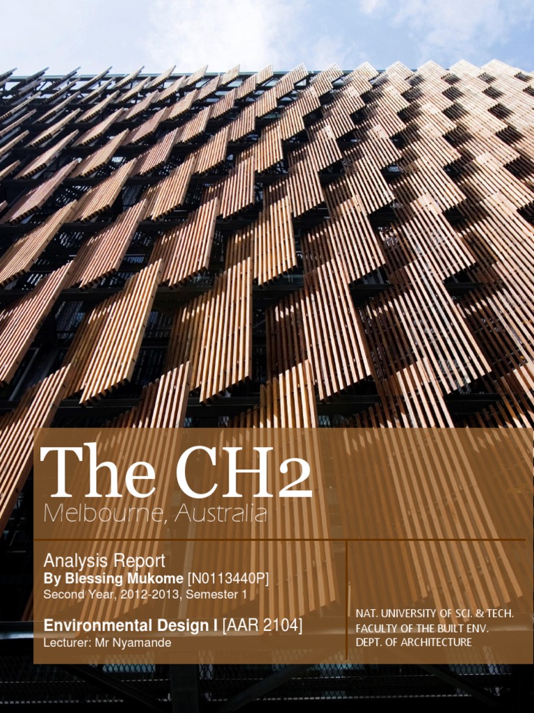 The CH2 Building (Melbourne, Australia) | PDF | Air Conditioning | Window