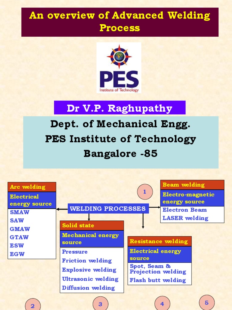 Overview of Advanced Welding Processes | PDF | Welding | Construction