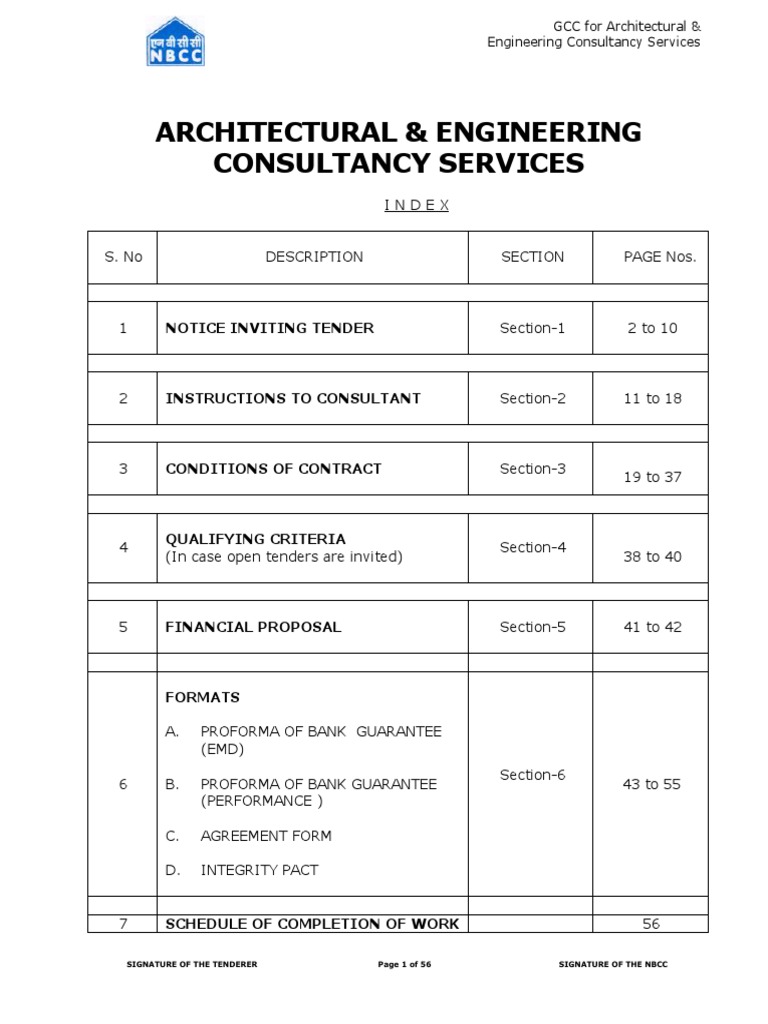 NBCC | PDF | Architect | Specification (Technical Standard)