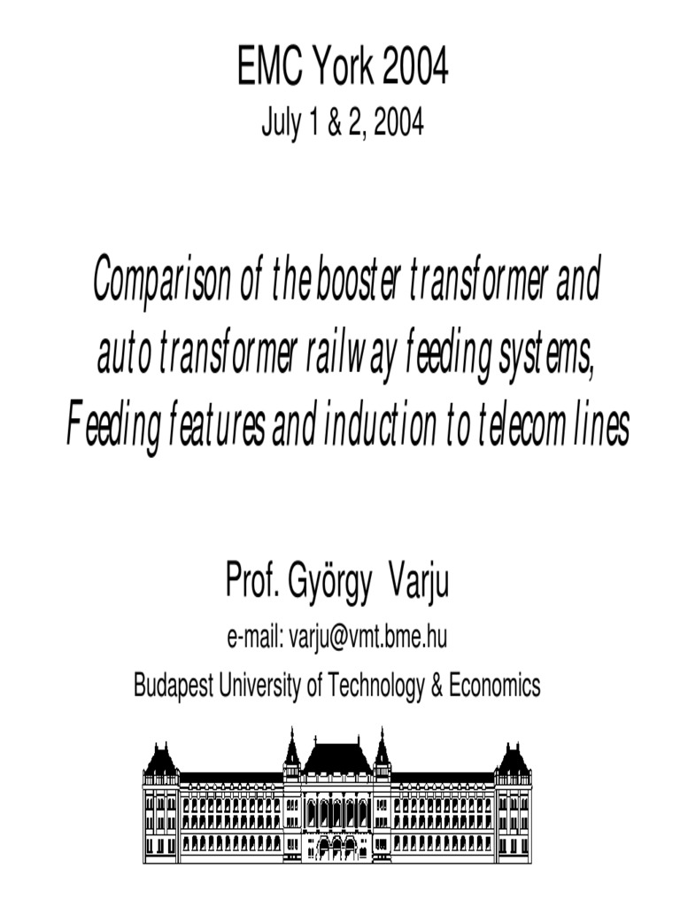 Varju Comparison Booster Transformer | PDF | Alternating Current ...