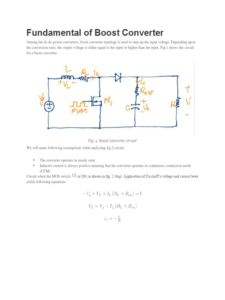 Boost Converter Basics | PDF | Electrical Equipment | Electrical ...