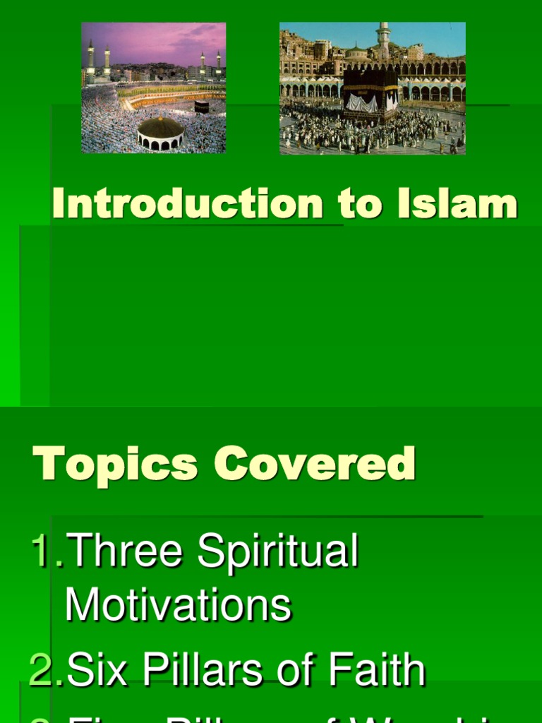Introduction To Islam Power Point Presentation Pdf Prophet Satan