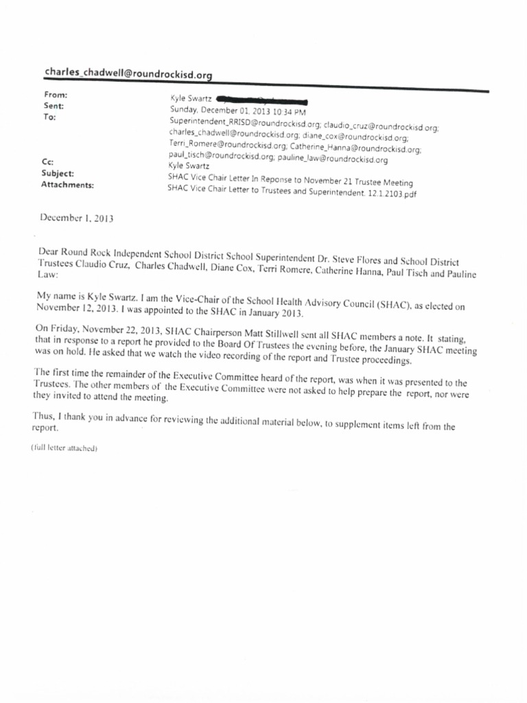 Redacted Documents - Released by RRISD - L | PDF | Committee | Sex ...