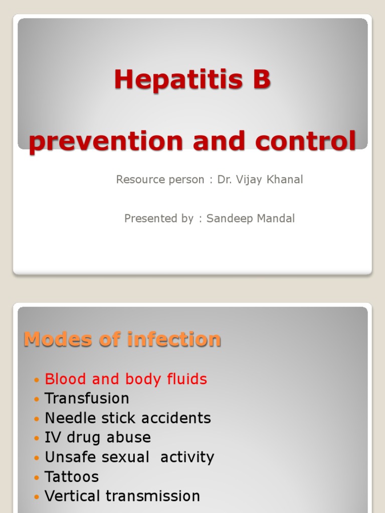 Hepatitis B Prevention and Control | PDF | Hepatitis | Hepatitis B