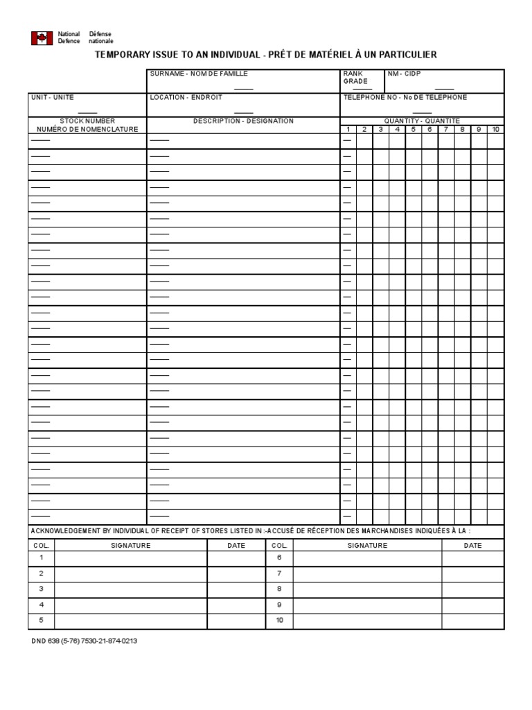 DND 638 | PDF | Telephony | Manufactured Goods