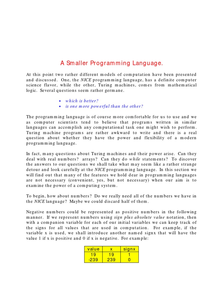 A Smaller Programming Language.: Which Is Better? Is One More Powerful ...