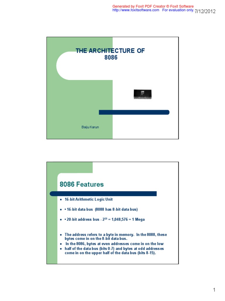 001 - INTRODUCTION (Compatibility Mode) | Download Free PDF | Instruction Set | Central ...