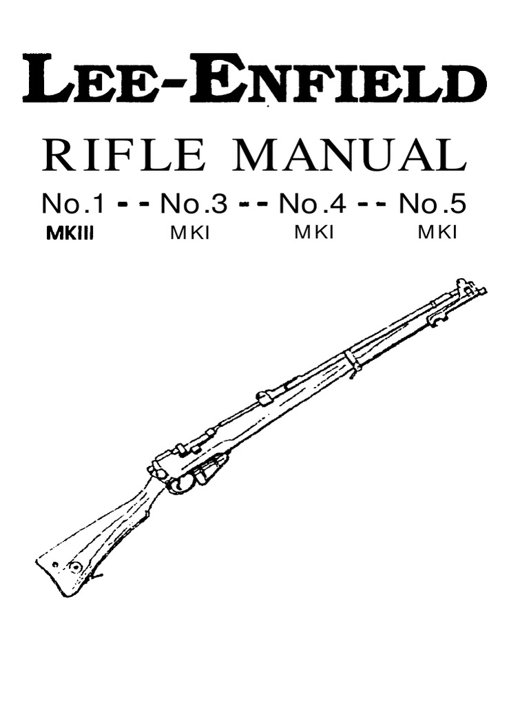 Lee Enfield Manual | PDF | Cartridge (Firearms) | Rifle