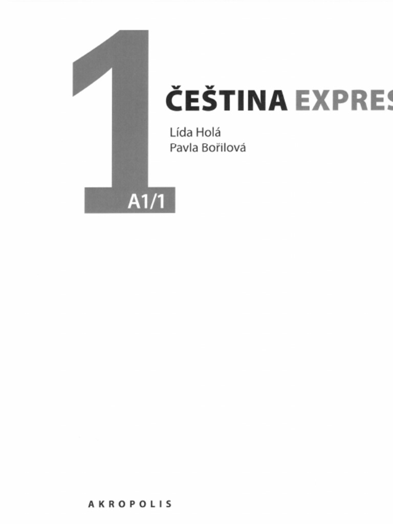 Čeština Express 1 PDF | PDF