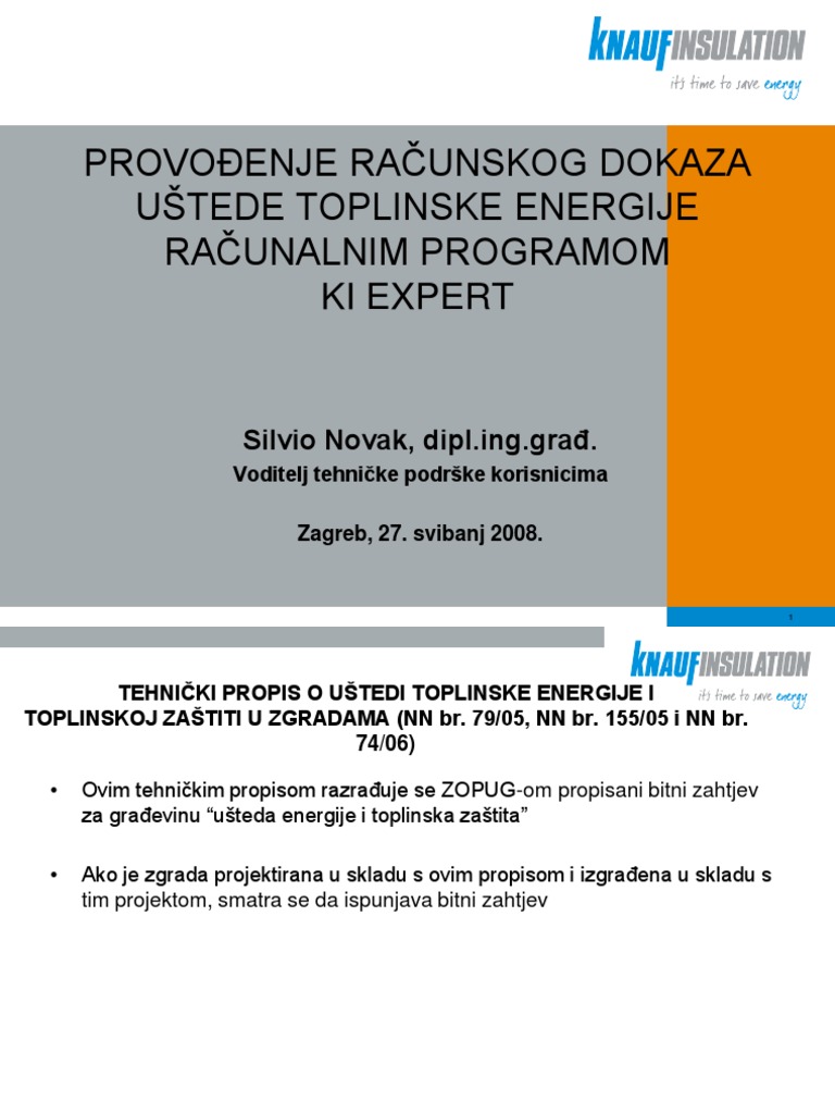 Termicki Proracun - Ki Expert | PDF