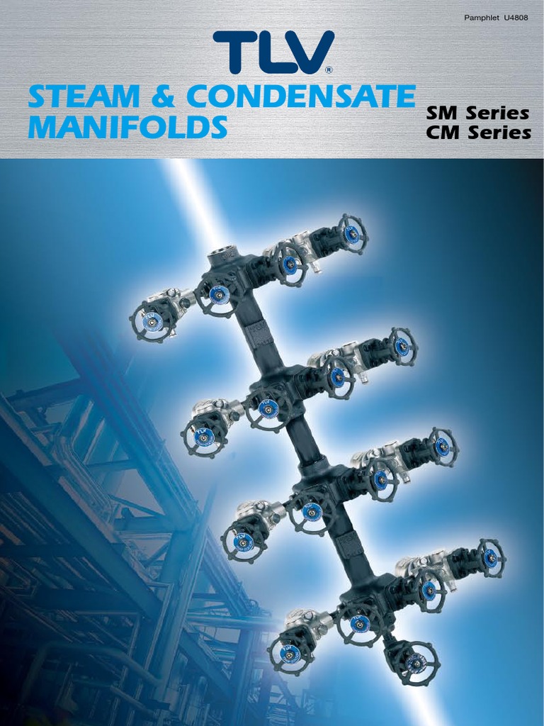 TLV - Manifolds Vapor y Condensado PDF | PDF | Valve | Steam